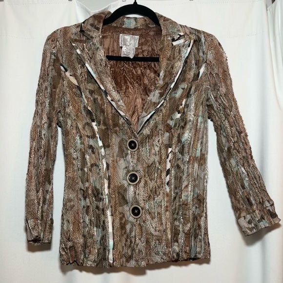 Alberto Makali | Jackets & Coats | Vintage Alberto Makali Textured ...
